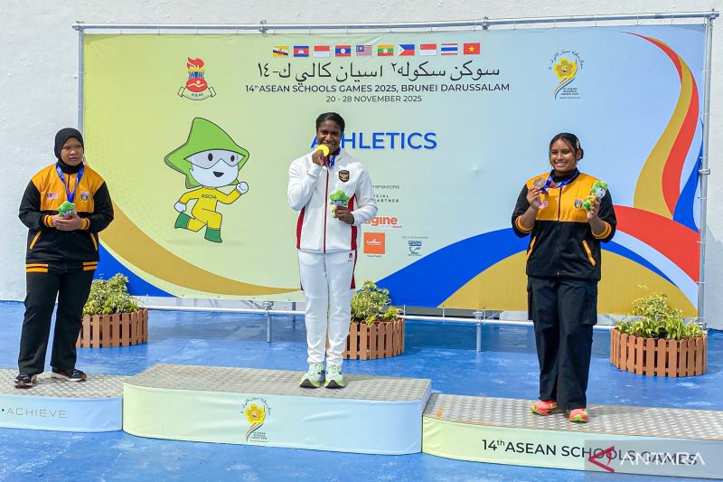 Lina Hisage pecahkan rekornas tolak peluru U18 di ASEAN School Games ...