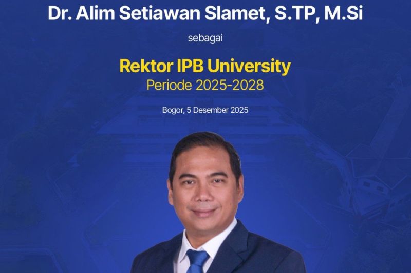 Alim Setiawan Slamet gantikan Arif Satria jadi Rektor IPB University ...