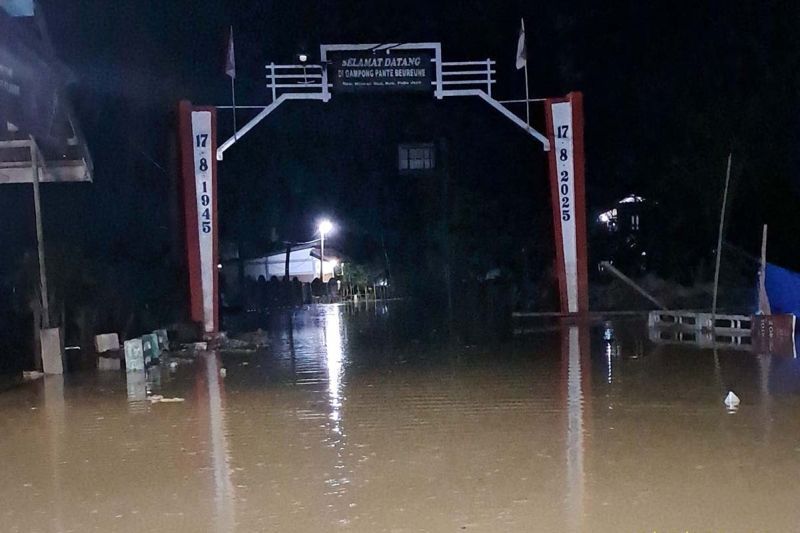 BPBD: Banjir luapan sungai di Pidie Jaya berangsur surut - ANTARA News