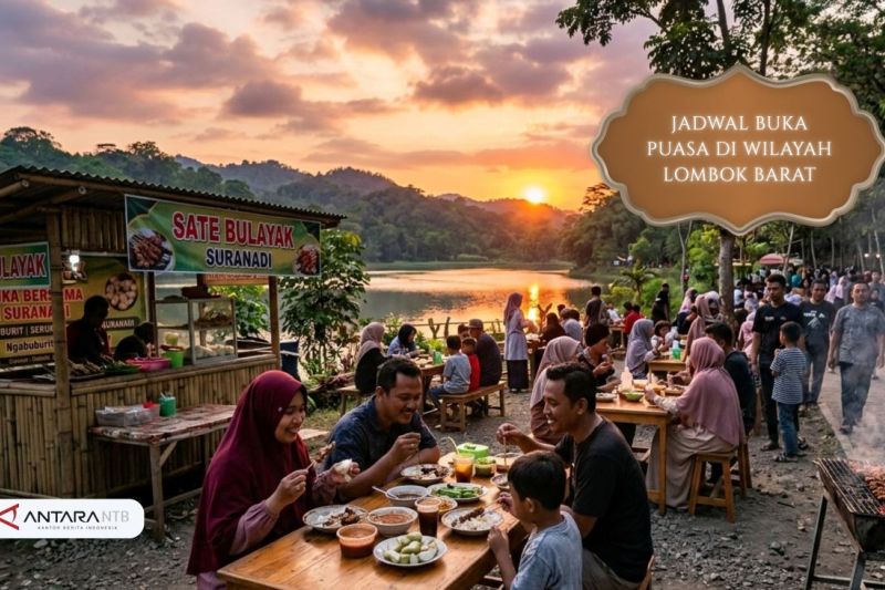 Jadwal buka puasa hari ini di Lombok Barat, Minggu 8 Maret 2026 ...