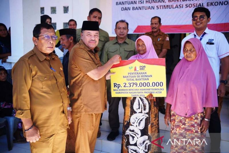 Pemkab Nagan Raya salurkan bansos Rp9,8 miliar bagi korban bencana ...