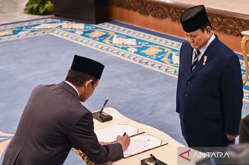 Presiden lantik pejabat baru Kabinet Merah Putih - ANTARA News