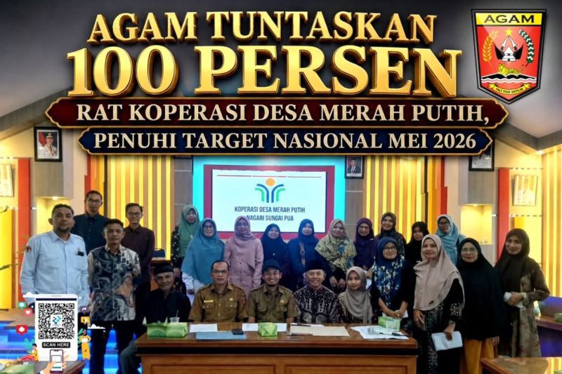 Seluruh KDMP di Agam telah laksanakan RAT - ANTARA Sumbar