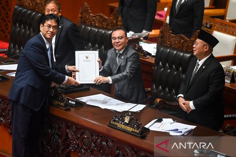 Rapat paripurna DPR setujui RUU P2SK disahkan menjadi undang-undang ...