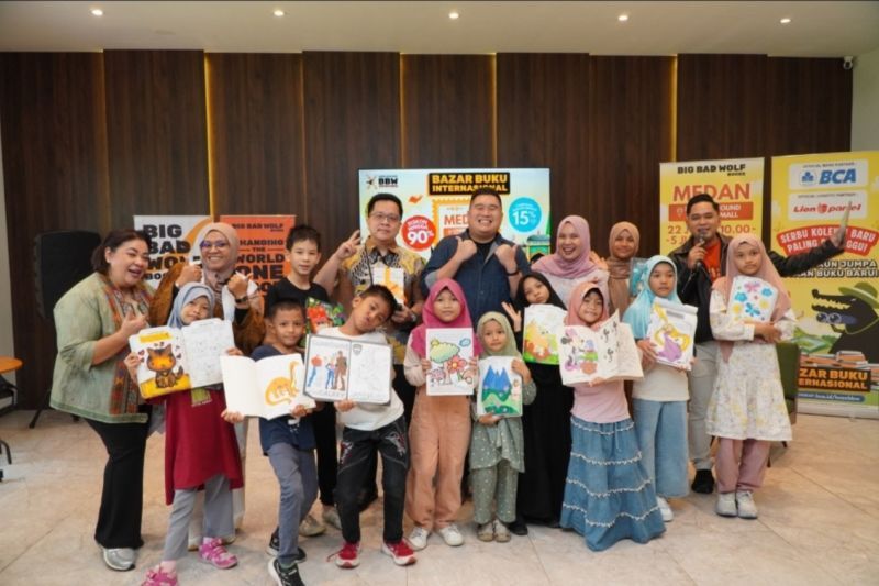 Bazar buku internasional Big Bad Wolf Books kembali ramaikan Medan ...