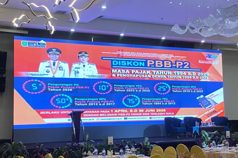 94 ribu wajib pajak di Batam manfaatkan diskon PBB-P2 - ANTARA News ...