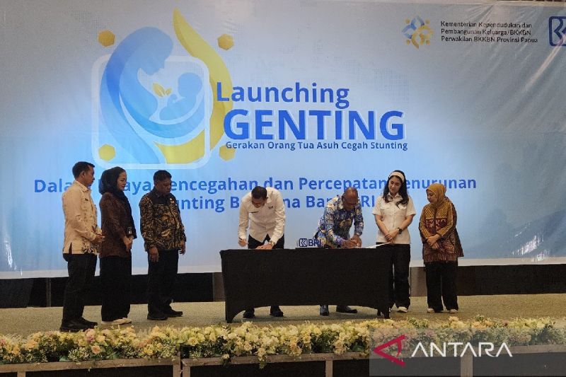 BKKBN Papua-BRI teken nota kesepahaman sukseskan program "Genting ...