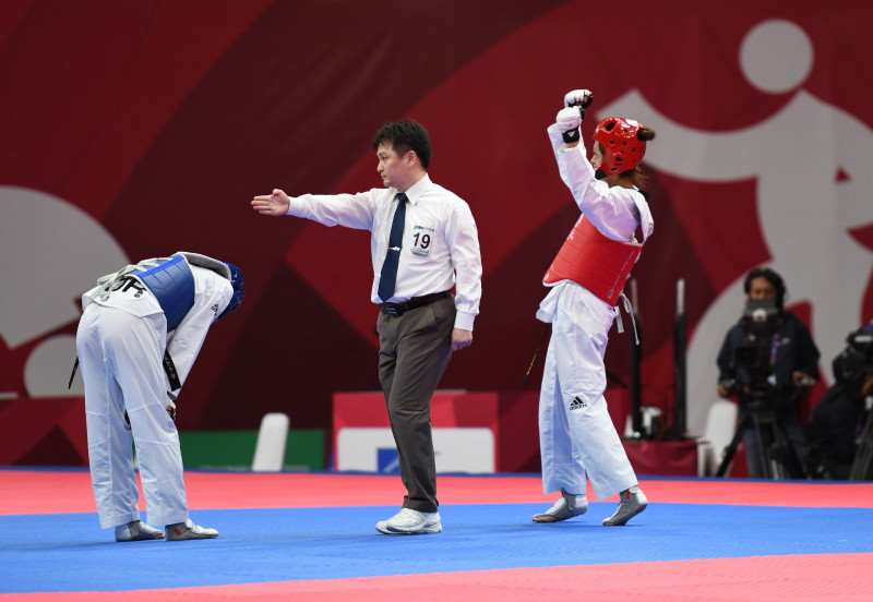TAEKWONDO KYORUGI PUTRI FINAL CHINESE TAIPEI VS KOREA - ANTARA News